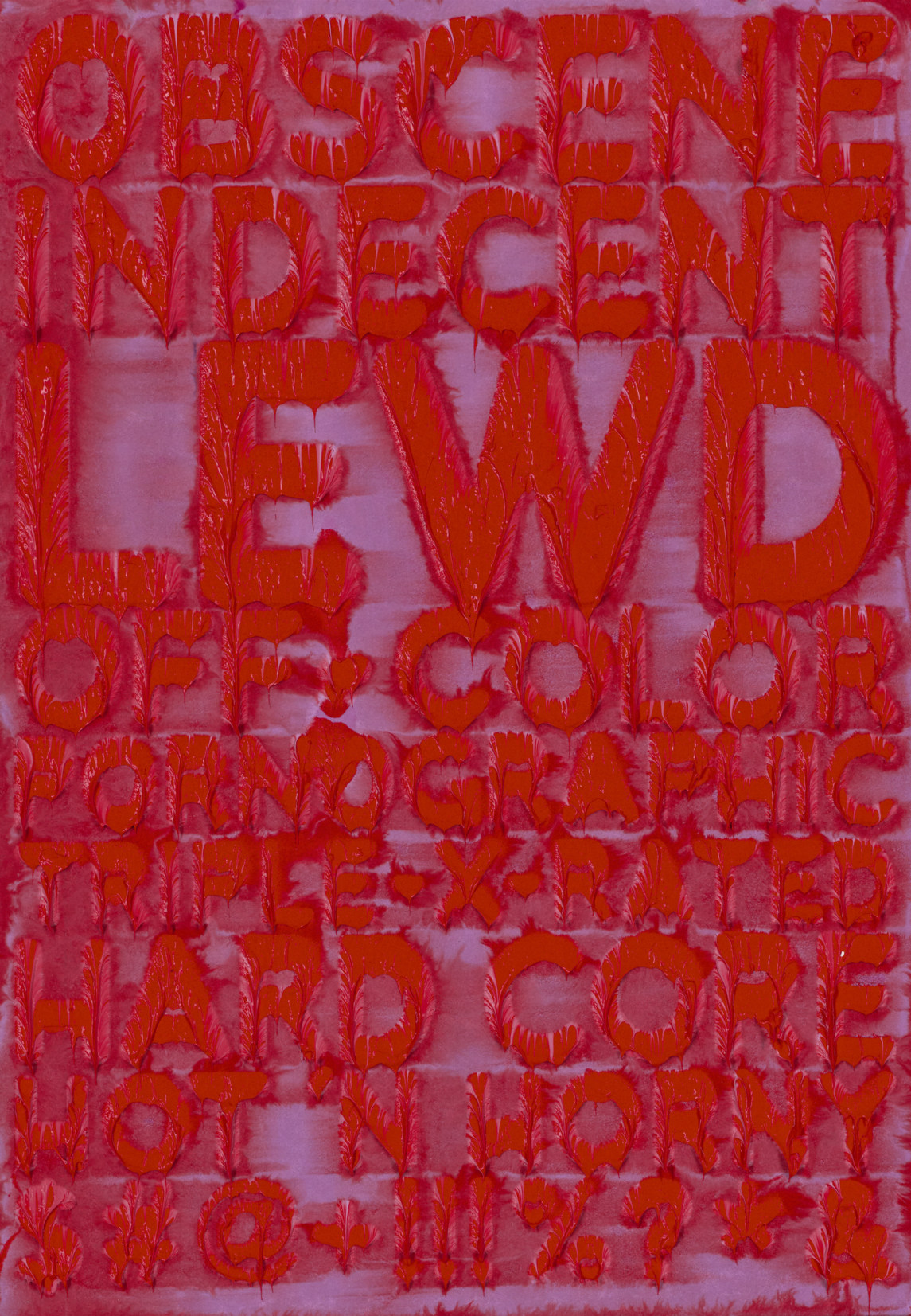 Mel Bochner: Paintings | Fraenkel Gallery