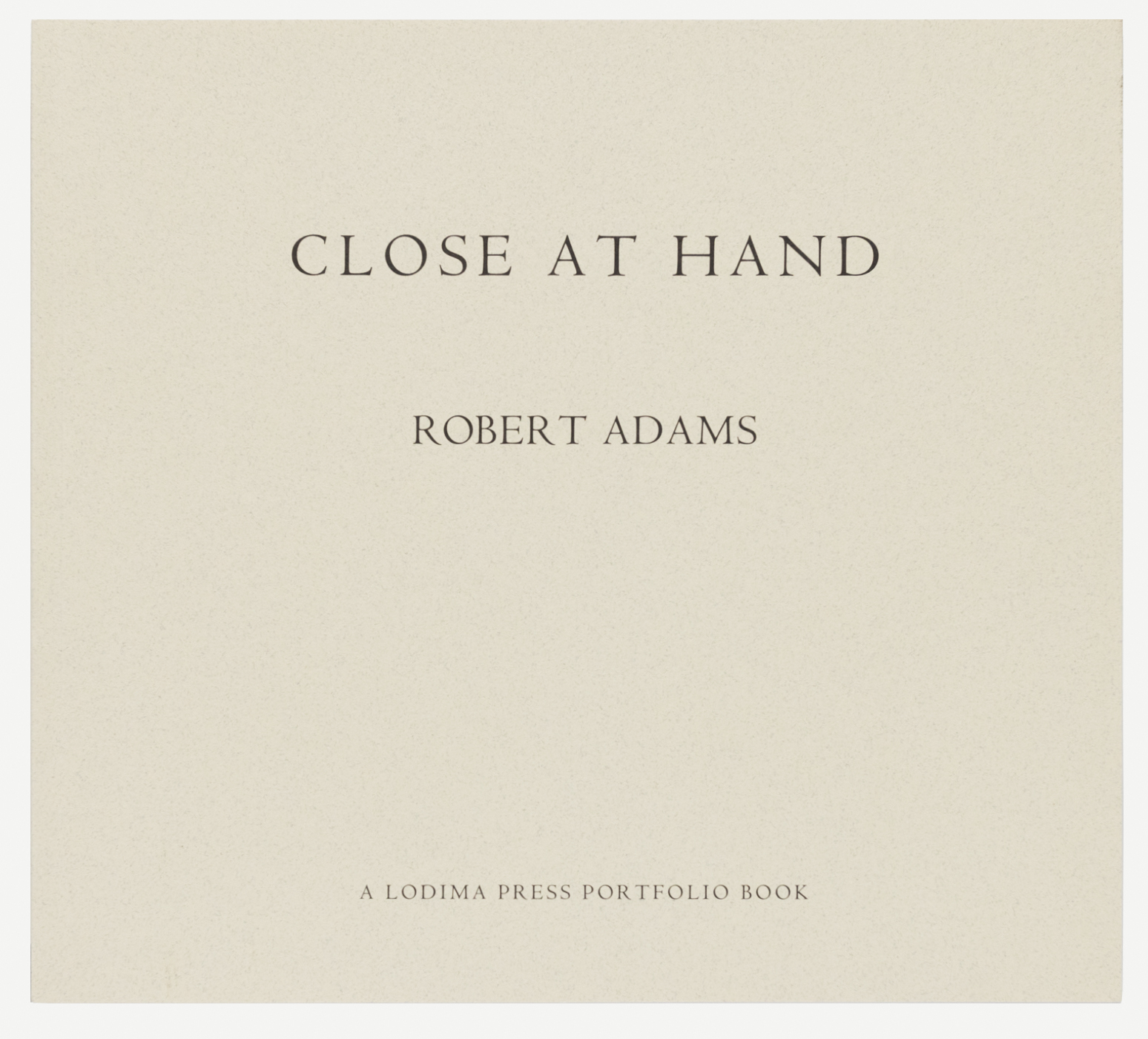Robert Adams: Close at Hand | Fraenkel Gallery